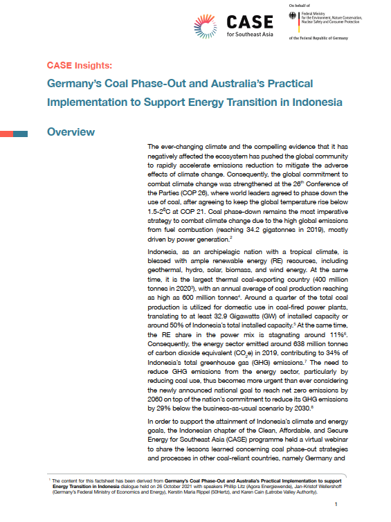 Germany’s Coal Phase-Out and Australia’s Practical Implementation to ...