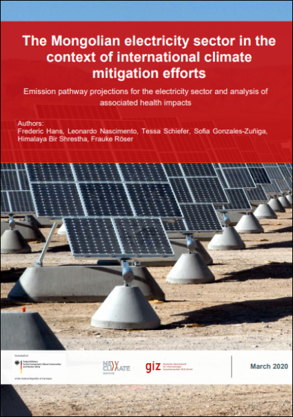 The Mongolian electricity sector in the context of international ...